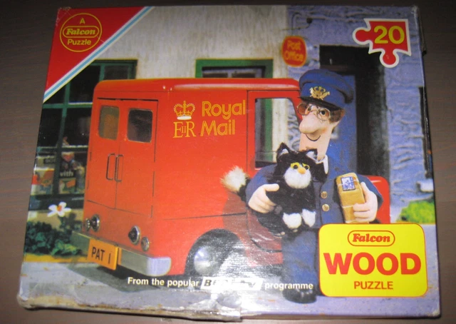 POSTMAN PAT 20 PIECE WOODEN JIGSAW PAT AND JESS WITH POST VAN No 5646/2 ...