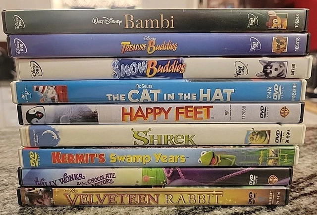 9 - DVD Lot - Children Kids Disney, Dreamworks & More DVDS - Tested ...