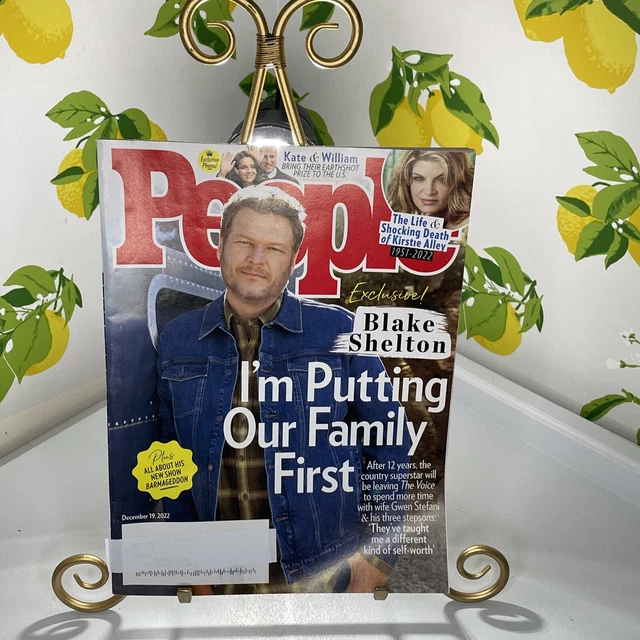 PEOPLE MAGAZINE BLAKE Shelton Kirstie Alley Cover Dec 2022 £7.74 ...