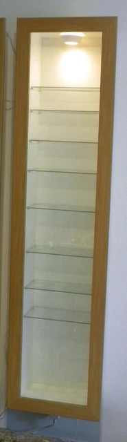 IKEA BERTBY LIT Display Wall Cabinet £39.99 - PicClick UK