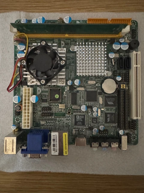 JETWAY 7F5M2GVHELF MINI ITX mainboard with Via C7 2Ghz, 1GB DDR, CF IDE + 4GB £29.50 - PicClick UK