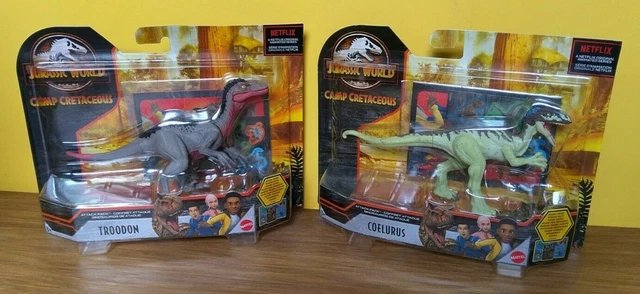 JURASSIC WORLD TROODON and Coelurus Attack Packs NEW AND SEALED £14.95 ...