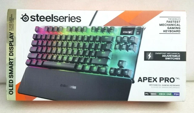 STEELSERIES APEX PRO TKL RGB Compact Mechanical Keyboard US 64734 EUR ...