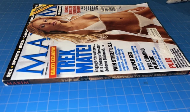 JOLENE BLALOCK OKTOBER 2001 MAXIM Magazin #46 JANUARY JONES / CHRIS KATTAN EUR 18,23 - PicClick DE