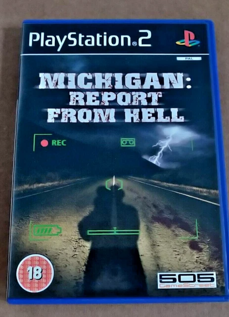 PS2 MICHIGAN REPORT From Hell PLAYSTATION 2 RARE PAL UK NO Manual Crazy ...