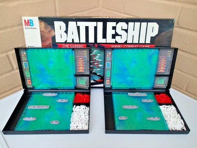 RARE VINTAGE MB Battleships Classic Naval Combat Game Complete EUR 34 ...