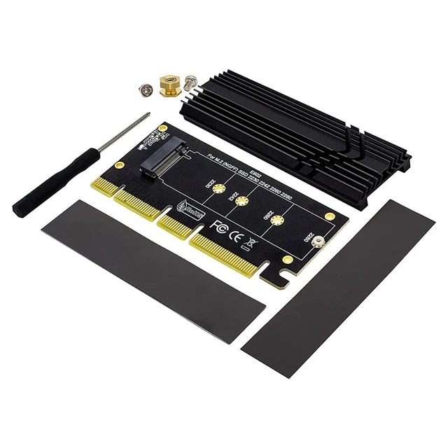 NVME PCIE ADAPTER M.2 S to PCI-E / Powerful Cooling Cooler Derivation ...