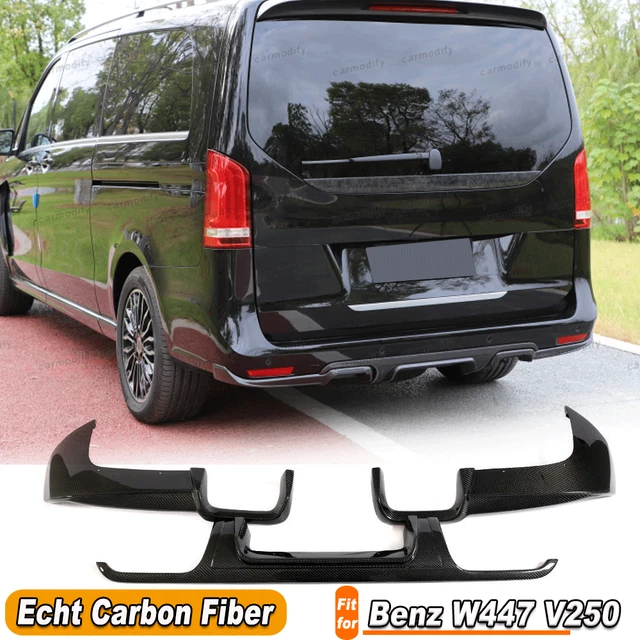 CARBON HECKDIFFUSOR DIFFUSOR Spoiler Passt für Mercedes Benz W447 V Klasse V250 EUR 349,99 ...