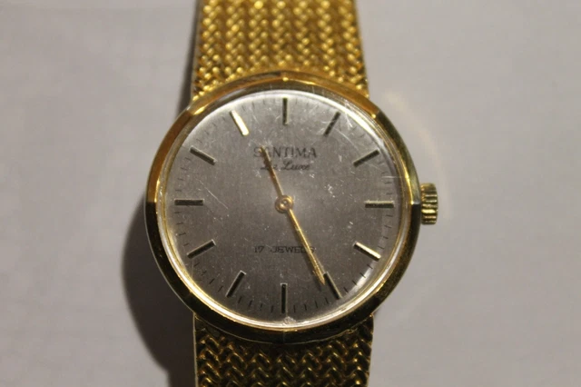 VINTAGE SANTIMA DE Luxe Gents manual-wind watch £12.00 - PicClick UK