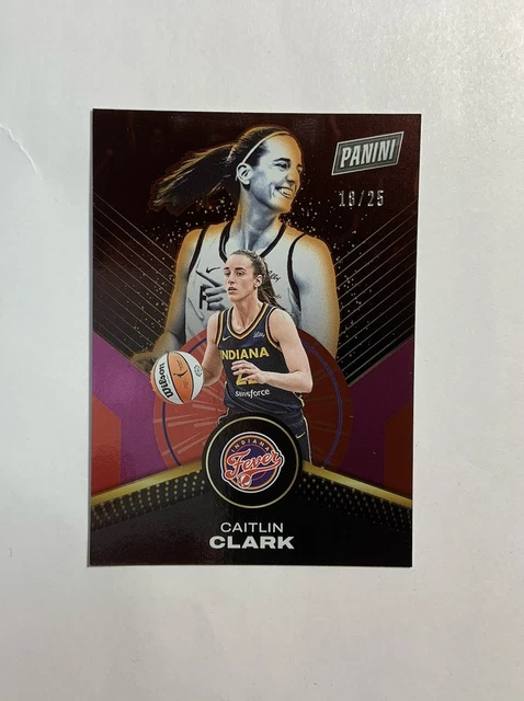 2025-26 PANINI WNBA Player of The Day Card #79 Caitlin Clark Purple ...