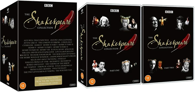 THE COMPLETE SHAKESPEARE COLLECTION BBC DVD BOXSET 38 DISC NEW & SEALED Region 4 £113.44 ...