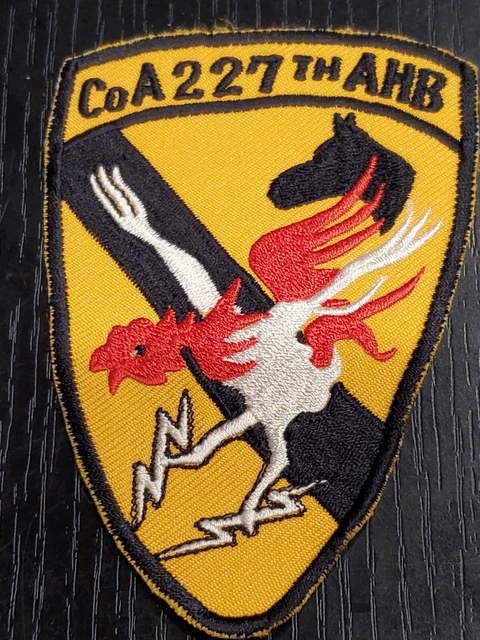 1960S 70S US Army 1st Cavalry Division 227th Aviation Battalion Patch L ...