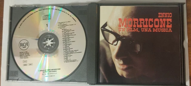 CD L'ALBUM DI Ennio Morricone Un Film Una Musica 2 Cd Timbro Siae Tondo ...