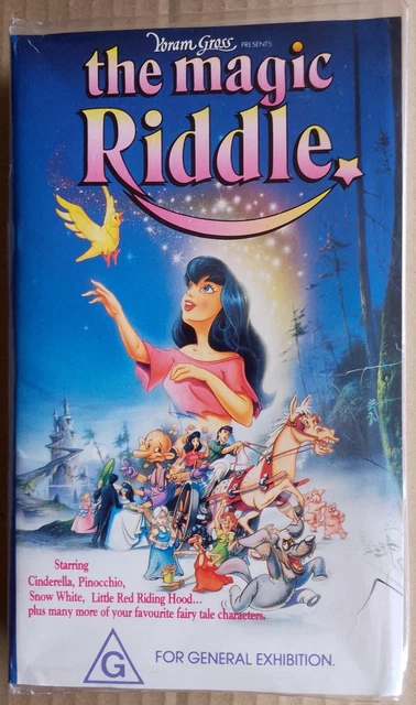 THE MAGIC RIDDLE VHS Yoram Gross Animation Fairy Tales PAL Video ...