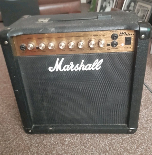 MARSHALL MG 15 DFX Series Electric Guitar Amplifier, tested 100% ...