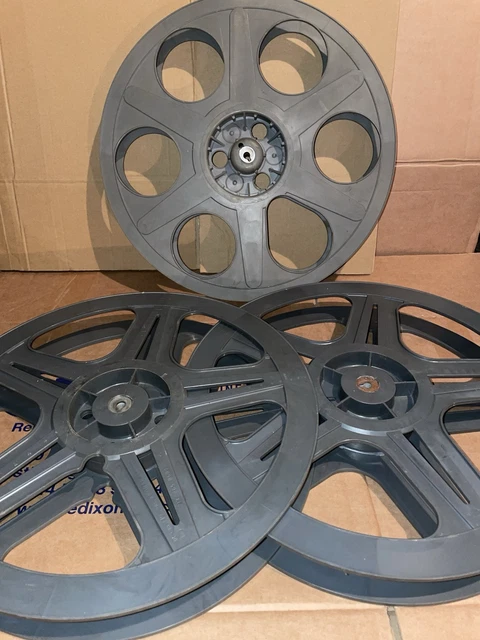 35MM KODAK FILM Reels 3 x 2000ft Plastic Spools For Cinema Theatre ...