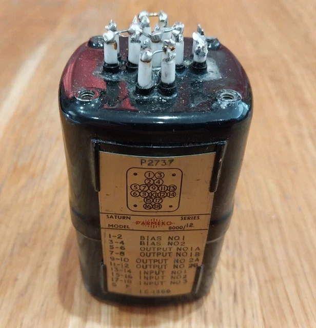 PARMEKO SATURN SERIES Vintage Transductor P2737 Model 8000/12 £40.00 ...
