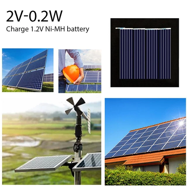 DIY CHARGE MODULE Mini Polysilicon Solar Cell System for Solar Lawn ...