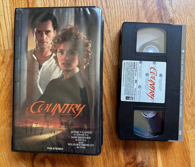 *RARE* VINTAGE COUNTRY VHS Jessica Lange Sam Shepard 1984 coque dure ...