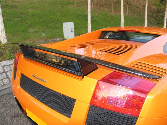 CARBON FIBER TRUNK Spoiler Rear Wing fit Lamborghini Gallardo LP540 ...
