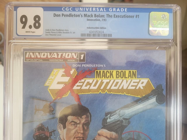 DON PENDLETON'S MACK Bolan The Executioner #1 CGC 9.8 (1993) Innovation ...