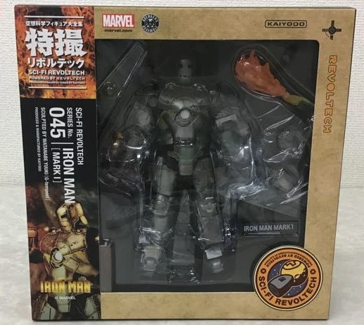 TOKUSATSU REVOLTECH NO.045 Iron Man Mark 1 ABS&PVC figure Kaiyodo £131. ...