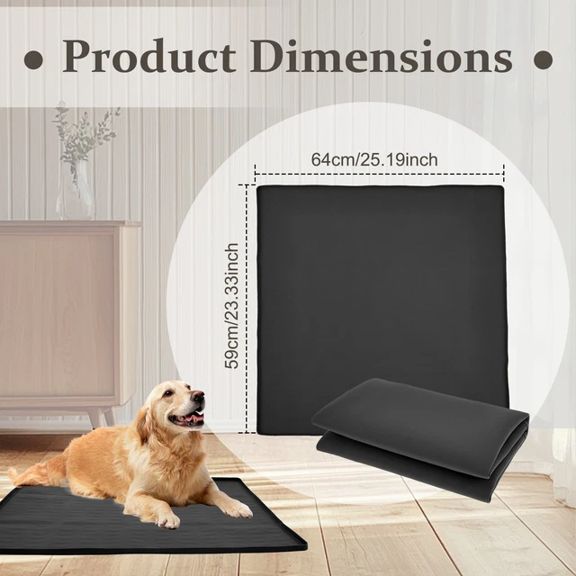 SILICONE PEE PAD Tray Holder for Dogs with No Spill Raised Lip High ...
