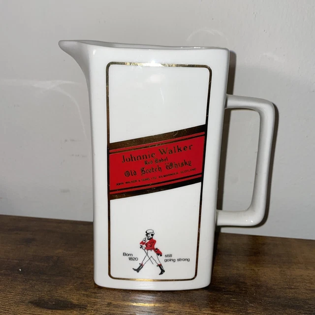 VINTAGE JOHNNIE WALKER Red Label Water Pitchet £20.73 - PicClick UK