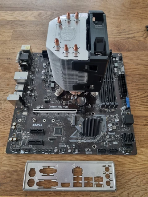 MICROSTAR MS7B24 MOTHERBOARD B360M PRo-vdh 1. I processor 4 cores £52. ...