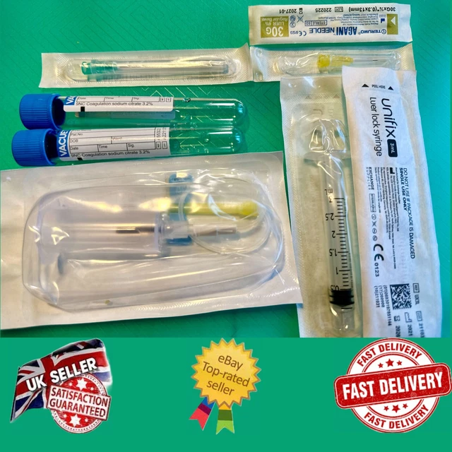 PLATELET RICH PLASMA (PRP) KIT,SET,BUNDLE tube,syringe,blood collection ...