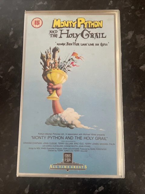 MONTY PYTHON AND The Holy Grail VHS tape featuring John Cleese (CBS Fox ...