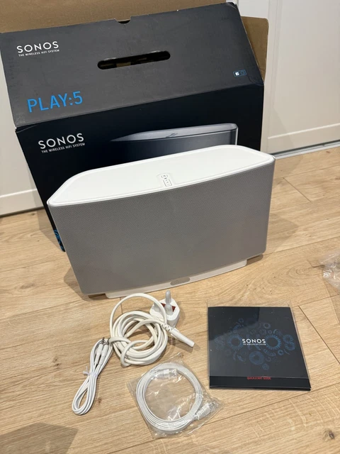 SONOS PLAY 5 Gen1 Gen 1 S1 Wireless Speaker white Wifi Mint Condition £ ...