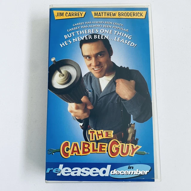 THE CABLE GUY (VHS, 1996) Rare Dealer Preview Tape in Excellent ...