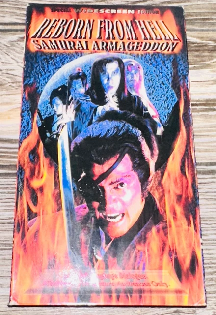 1998 REBORN FROM HELL Samurai Armageddon VHS Tokyo Shock TSVD-9973 ...