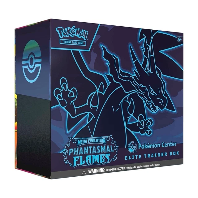 POKEMON CENTER MEGA Evolution Phantasmal Flames Elite Trainer Box ETB ...