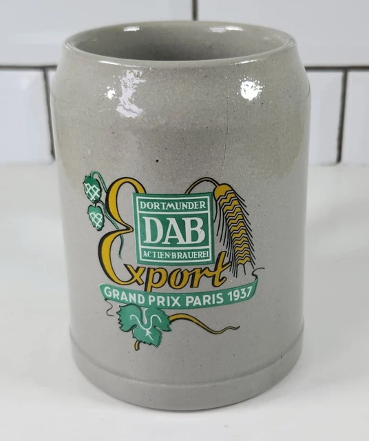 VINTAGE DAB DORTMUNDER German Stoneware Beer Stein, Tankard, Mug 0.5L £ ...