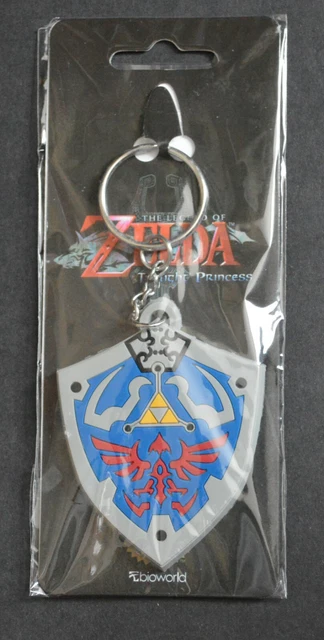 THE LEGEND OF Zelda Twilight Princess Hylian Crest Shied Rubber Keychain Keyring £7.99 - PicClick UK