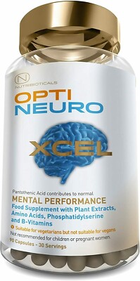 OPTINEURO® XCEL FOR Mental Performance - 90 Capsules £30.00 - PicClick UK