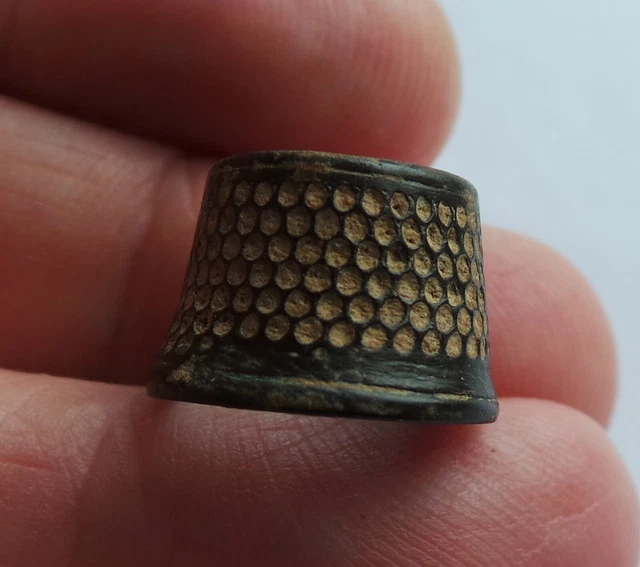 A PERFECT OPEN top thimble from the 16th. / 17th. century - Metal ...