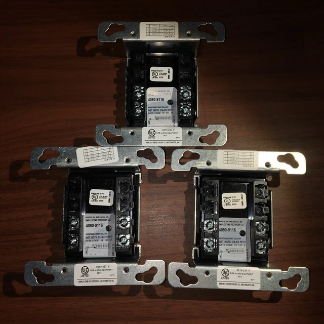 SIMPLEX 4090-9116 ADDRESSABLE Idnet Isolator Fire Alarm Equipment 3 ...