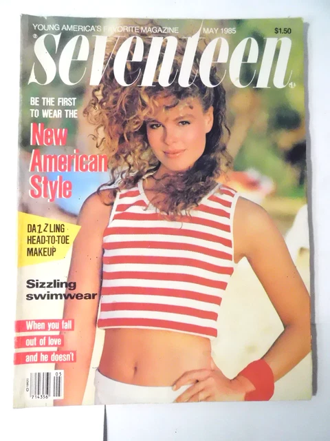 SEVENTEEN MAGAZINE MAY 1985- Model Heather Kewn Cover £12.14 - PicClick UK