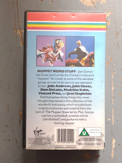 JIM HENSON THE Muppets Gonzo Presents Muppet Weird Stuff Vintage VHS ...