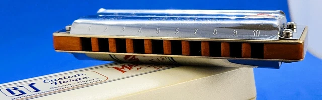 HOHNER MARINE BAND Full Custom Diatonic Harmonica Pearwood Comb £85.00 - PicClick UK