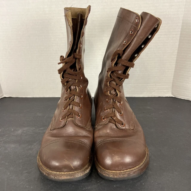 ORIGINAL WW2 VINTAGE US ARMY AIRBORNE PARATROOPER JUMP BOOTS Size 11-W ...