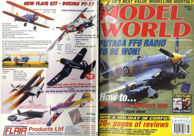 RADIO CONTROL MODEL World Magazine 2002 Jan Scrappy & Chunkie Free ...