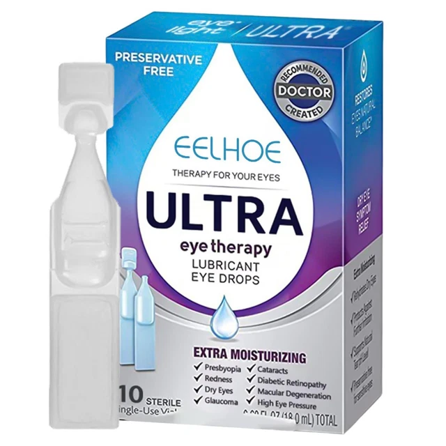 MULTI-SYMPTOM EYE DROPS Dry Eye Symptom Reliever Drop Eye Care Liquid £ ...