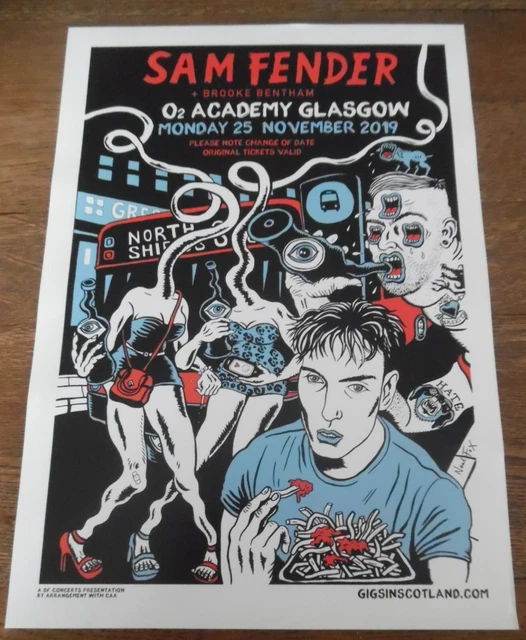 SAM FENDER - live band music show 2019 promotional tour concert gig ...