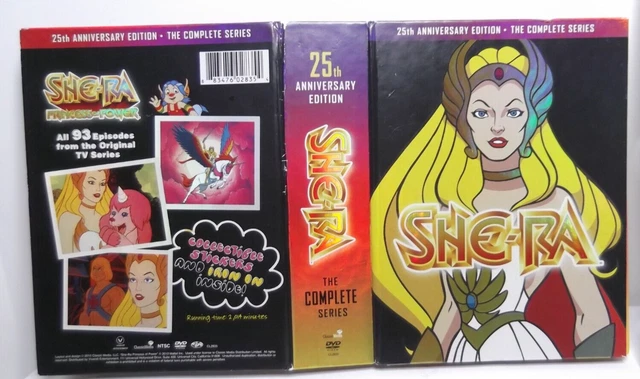SHE-RA COMPLETE CARTOON series 25th anniversary DVD box set Princess of ...