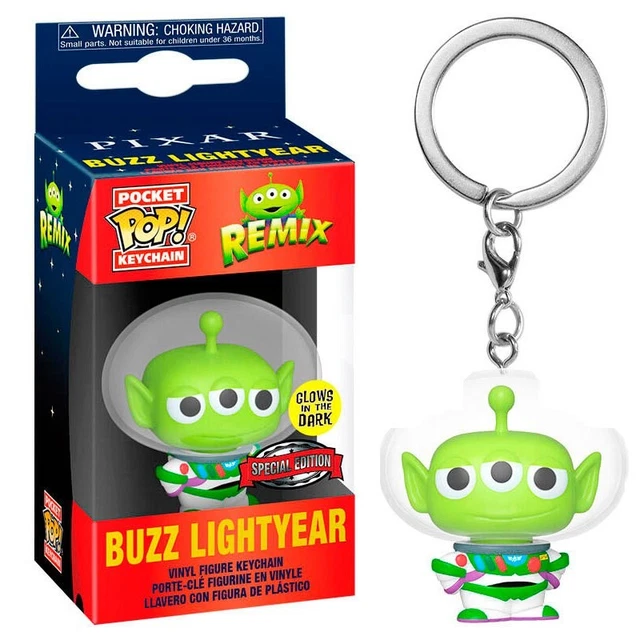 DISNEY PIXAR'S ALIEN Remix: Buzz Lightyear (GID) Funko Pocket Pop ...