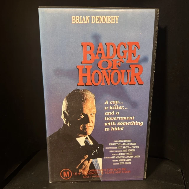 BADGE OF HONOUR aka Jack Reed VHS 1993 Stars Brian Dennehy Sml Case ...